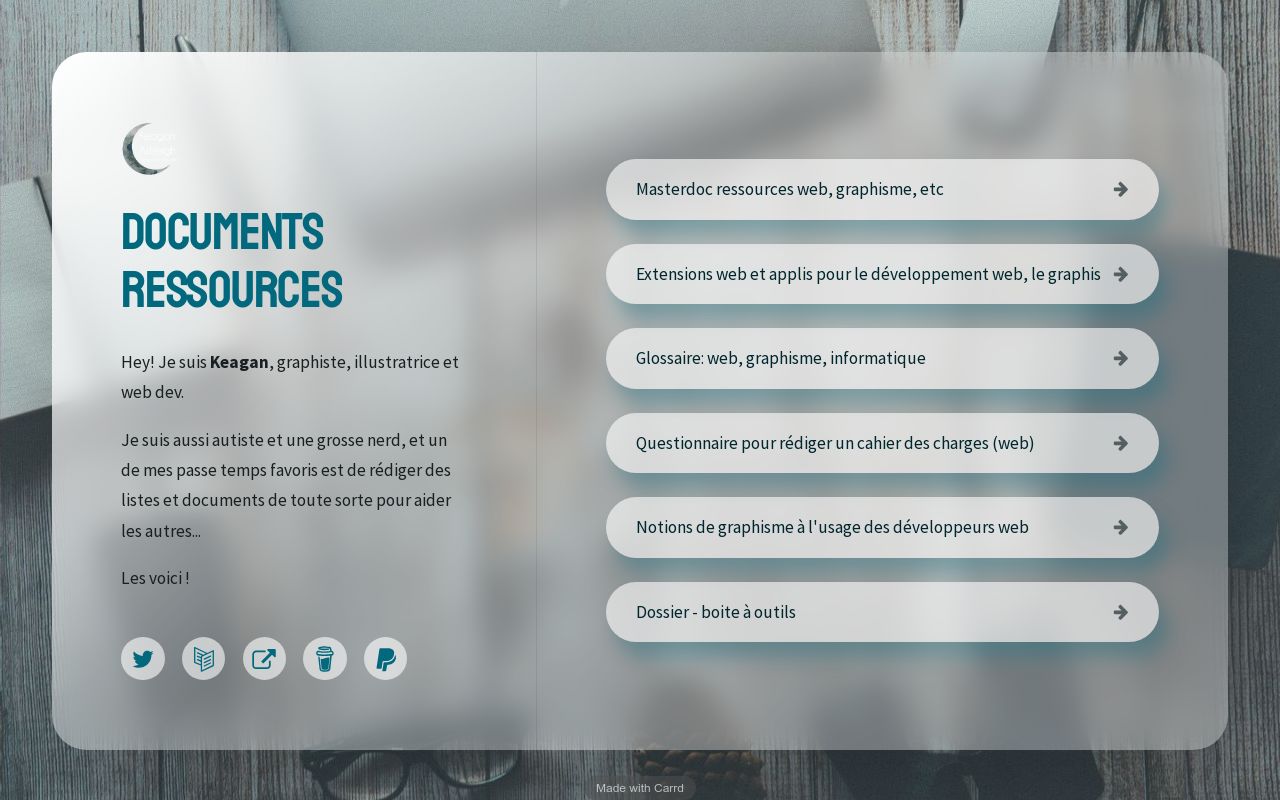 Keagan's Documents Ressources